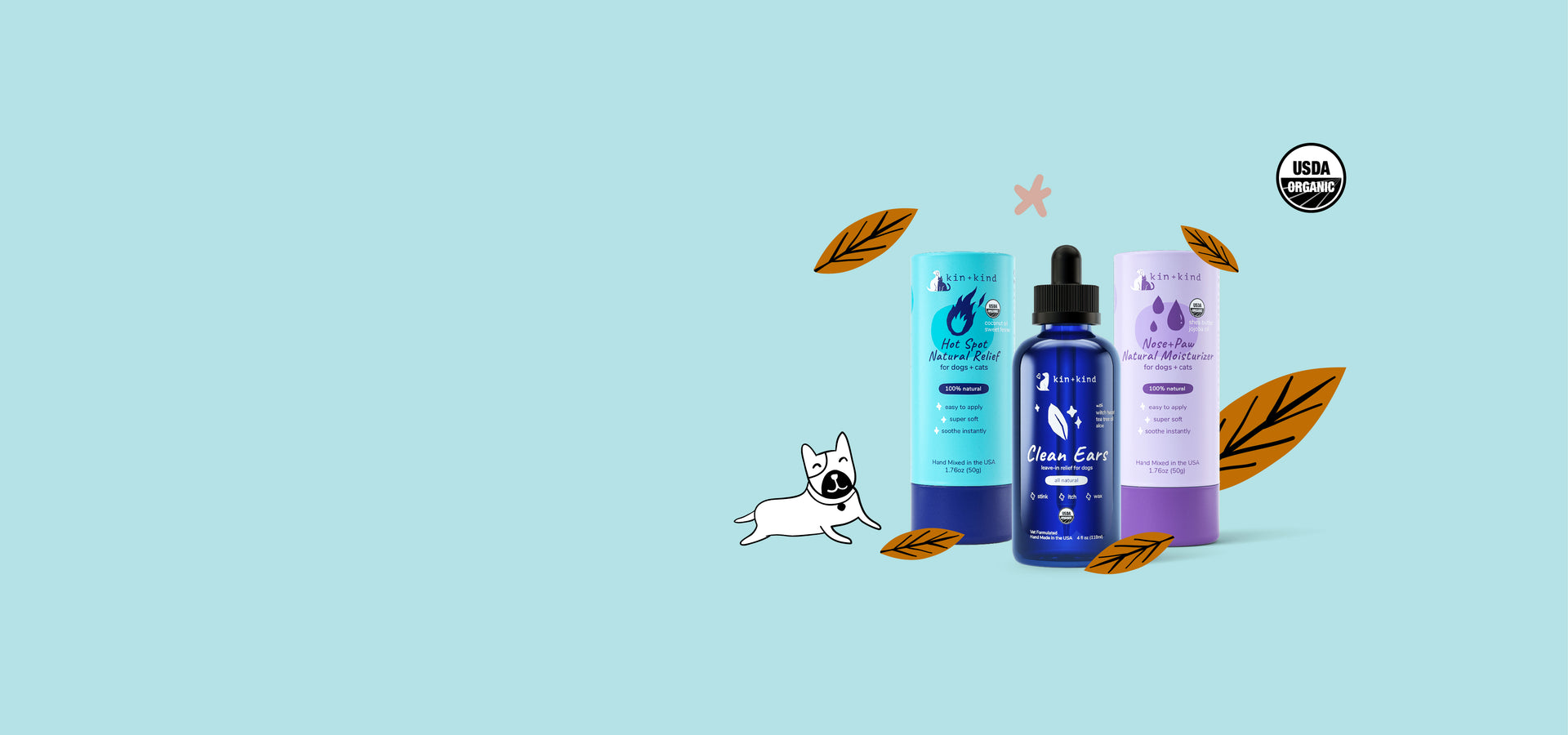 Natural Skin Care for Dogs and Cats – kin+kind - Natural & Organic ...