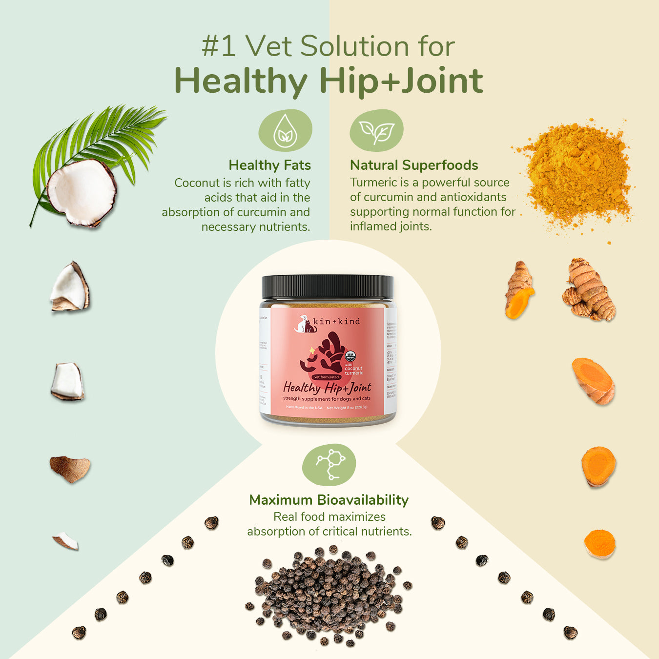 Superfood Supplement Set (Natural & Organic Dog Supplements) – kin+kind ...