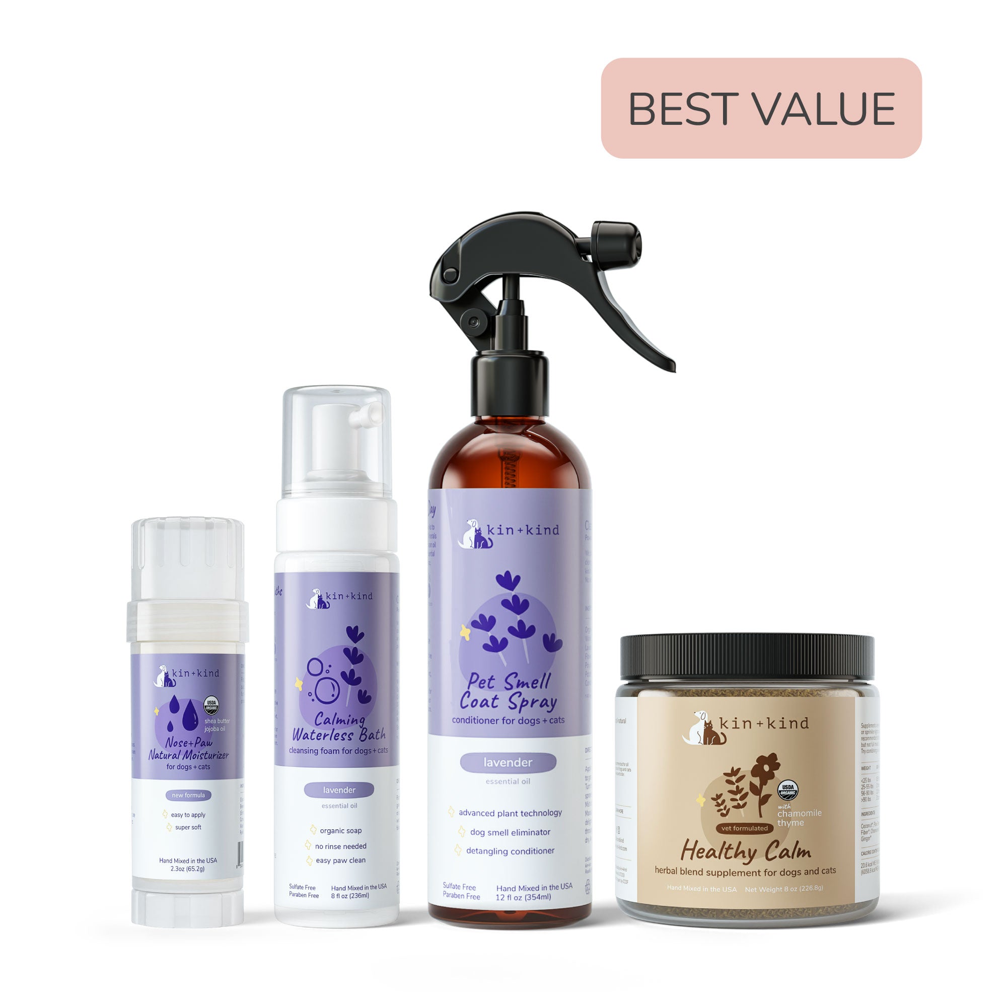 Calming Kit for Anxious Dogs | Natural Organic Essential Oils – kin ...